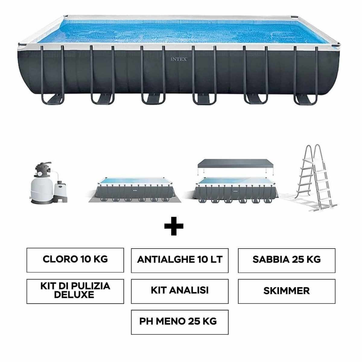 Piscina Intex Fuori Terra 732x366x132 cm: Intex 26364
